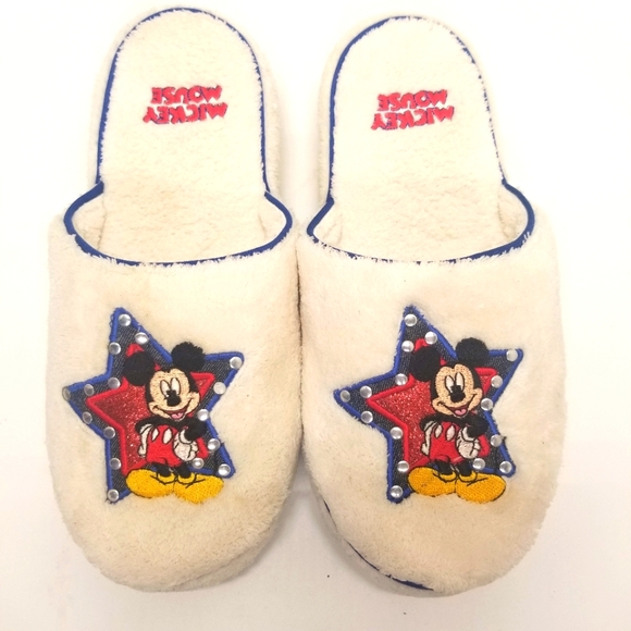 Disney | Shoes | Disney Slippers Womans Size L 9 Mule Clog Slip On ...